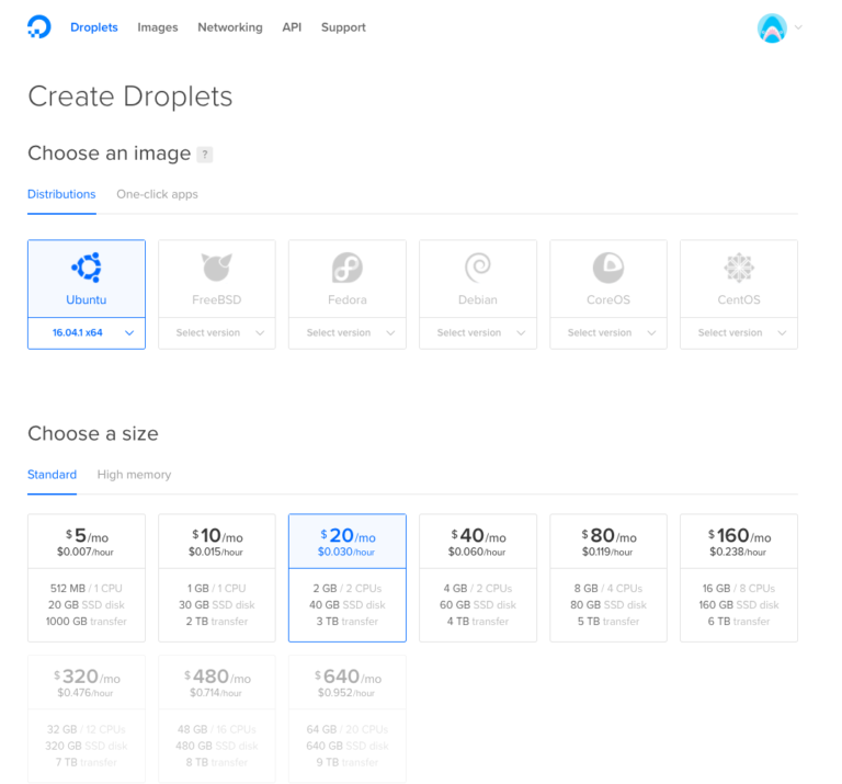Your First Droplet On Digitalocean Tech In Sf And Oakland